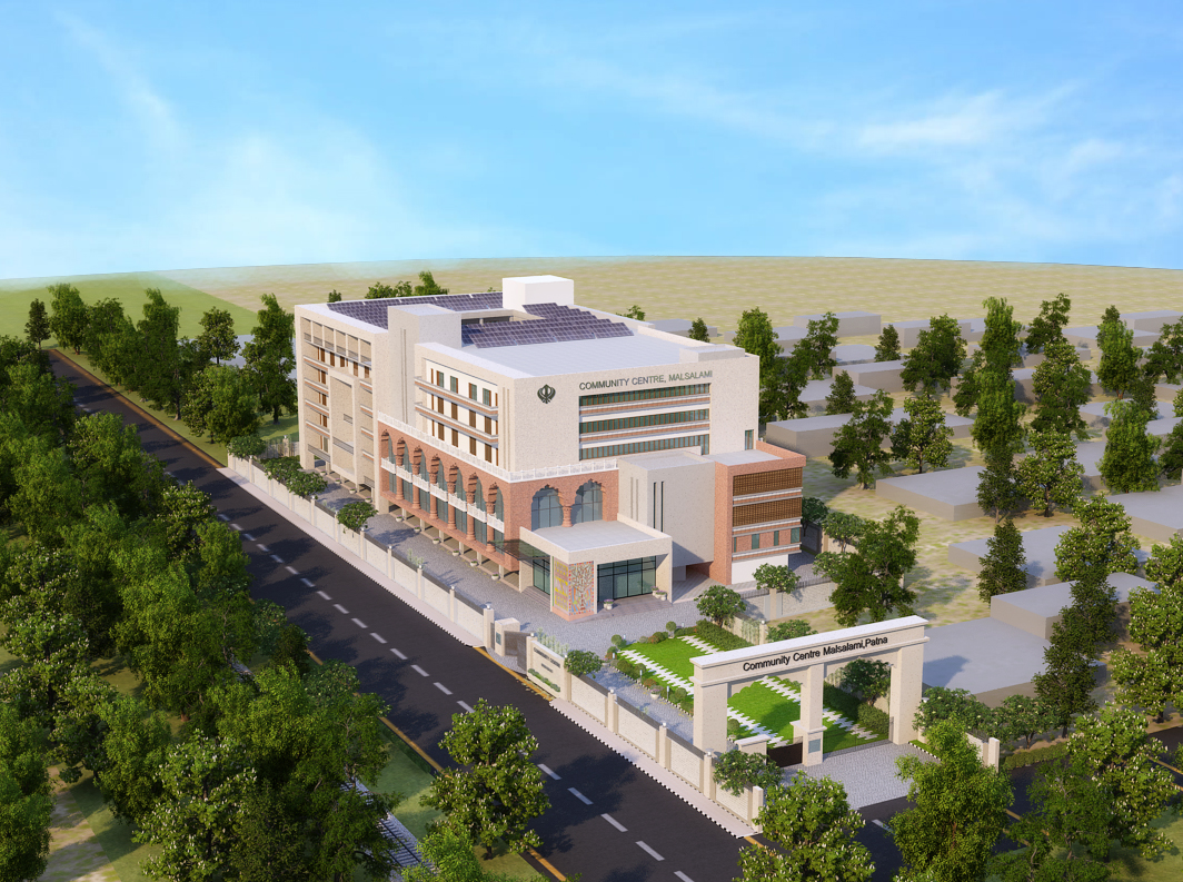 Community Centre, Malsalami Depot, Patna, Bihar – Shikha Rakha